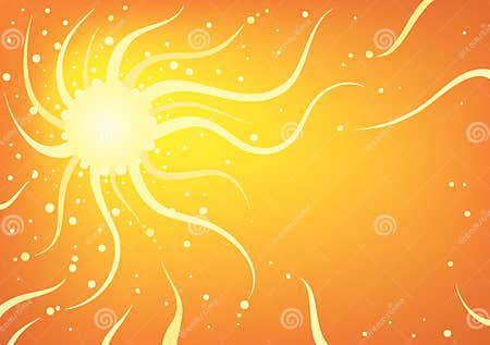 Sun with wavy rays stock vector. Illustration of backdrop - 13683611