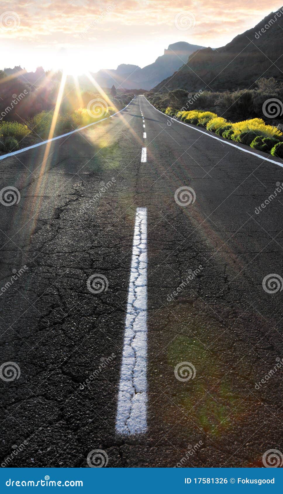 Sun way stock photo. Image of landscape, middle, clear - 17581326