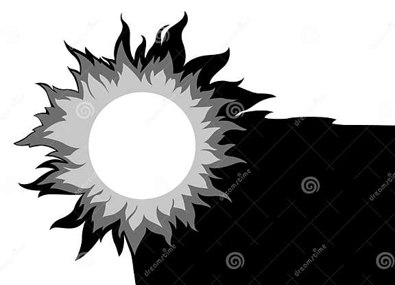 Sun on white background stock vector. Illustration of artwork - 24139700