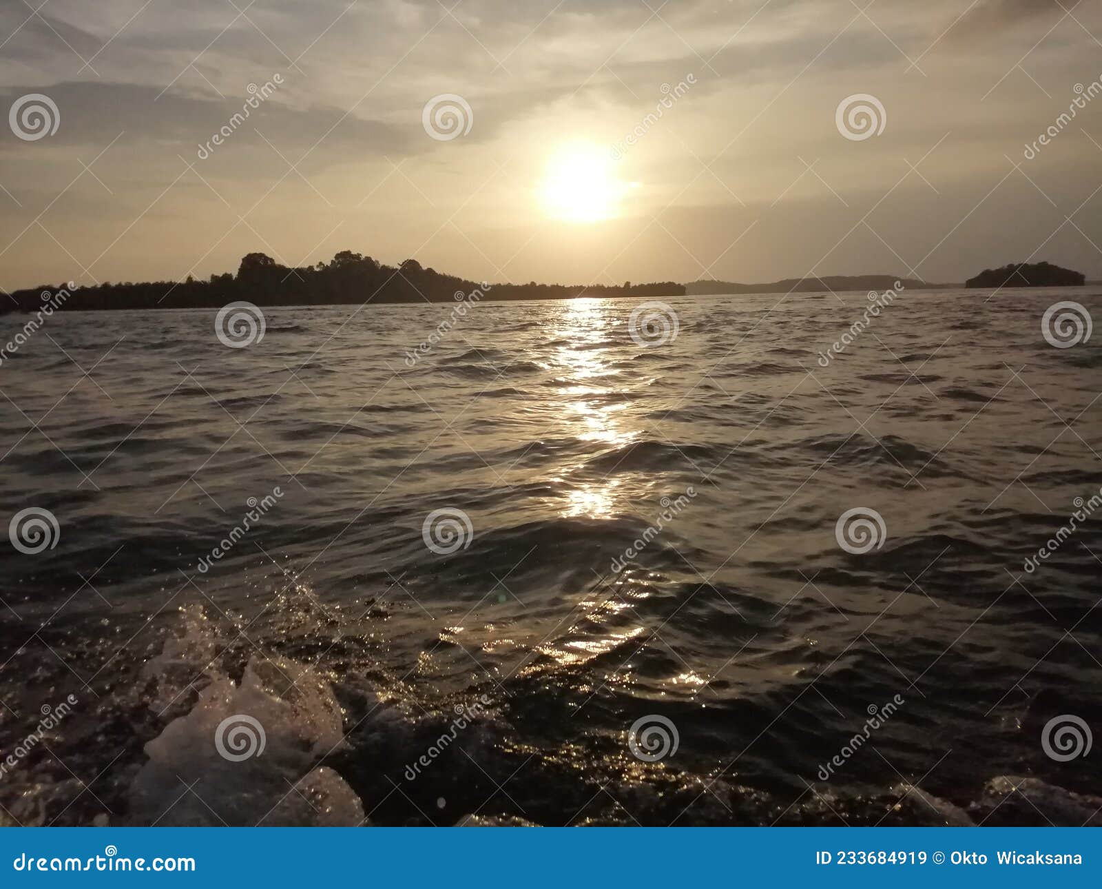 Sun at the ocean stock image. Image of sunrise, ocean - 233684919