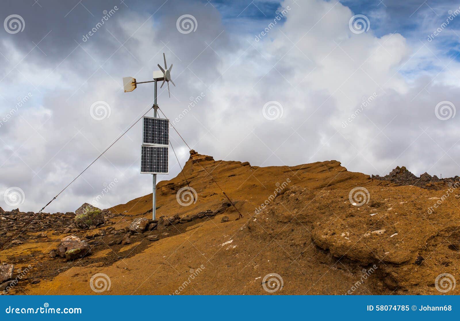 Sun and Wind Energy stock image. Image of generation - 58074785