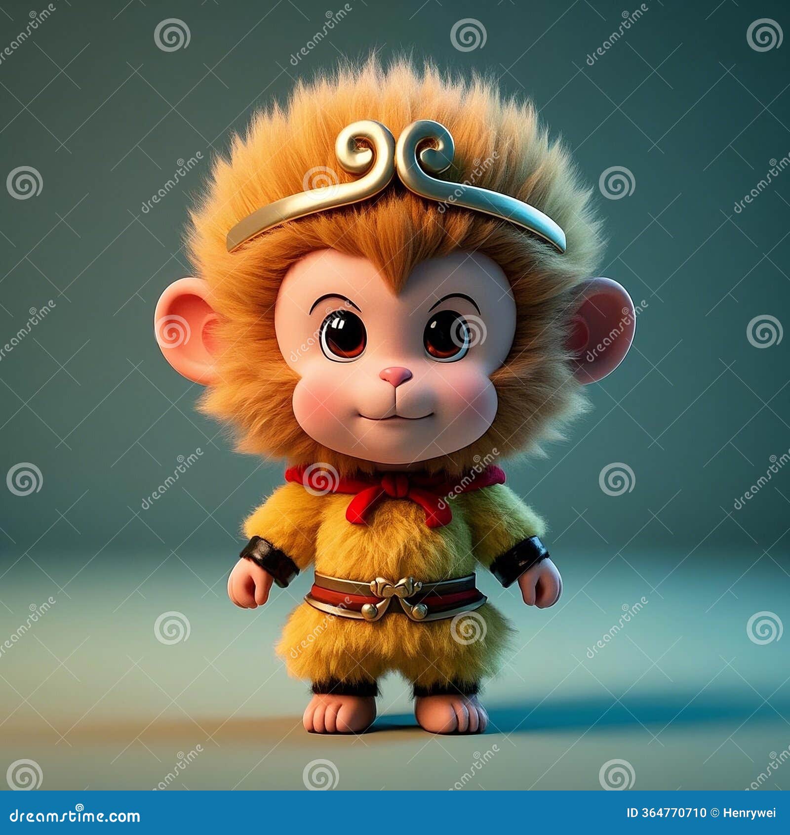 Sun Wukong Cartoon Illustration | CartoonDealer.com #221045787