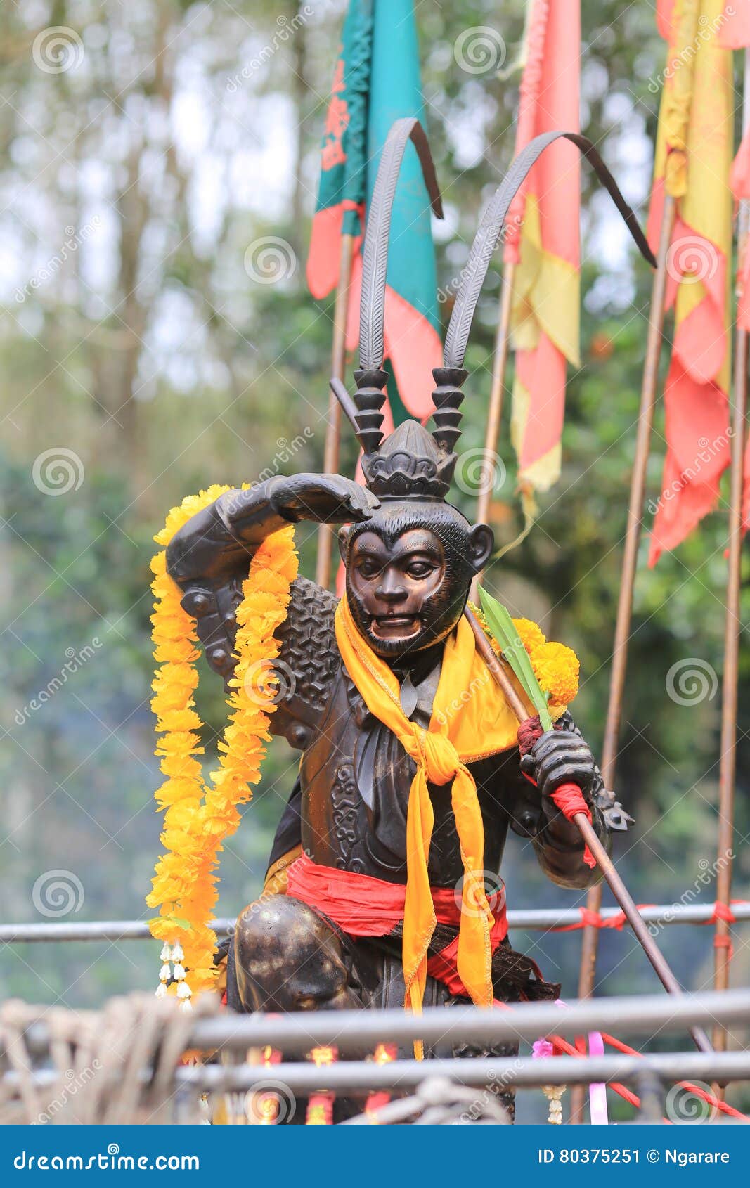 Sun Wukong - Rei Sculpture Do Macaco Foto Editorial - Imagem de objeto ...