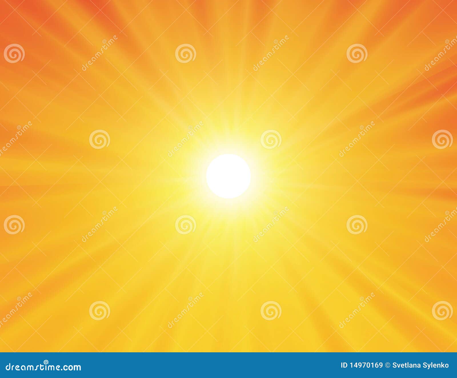 Sun on yellow background stock vector. Illustration of modern - 14970169