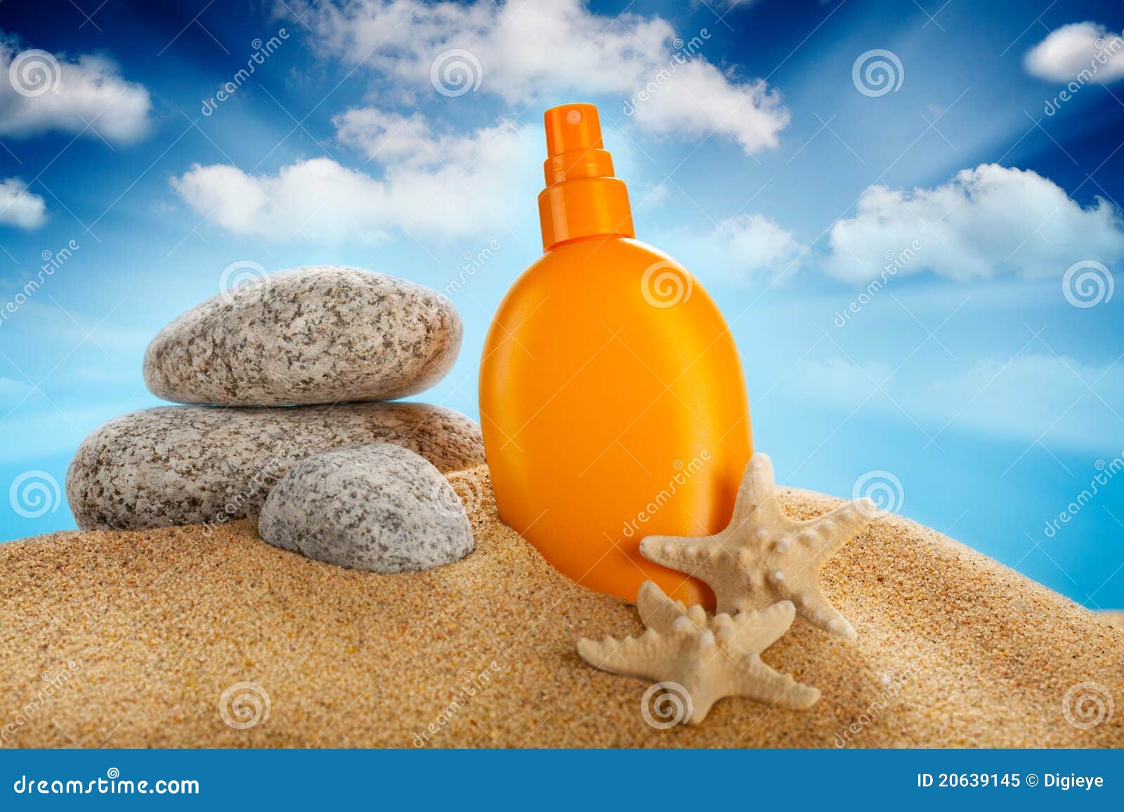 Sunbath - suntan oil stock image. Image of packaging - 20639145