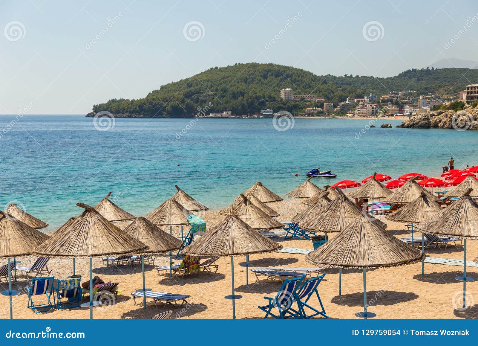 Himare Beach And Promenade - Vlore, Albania Editorial Photo ... Himare Beach And Promenade - Vlore, Albania Editorial Photo ...
