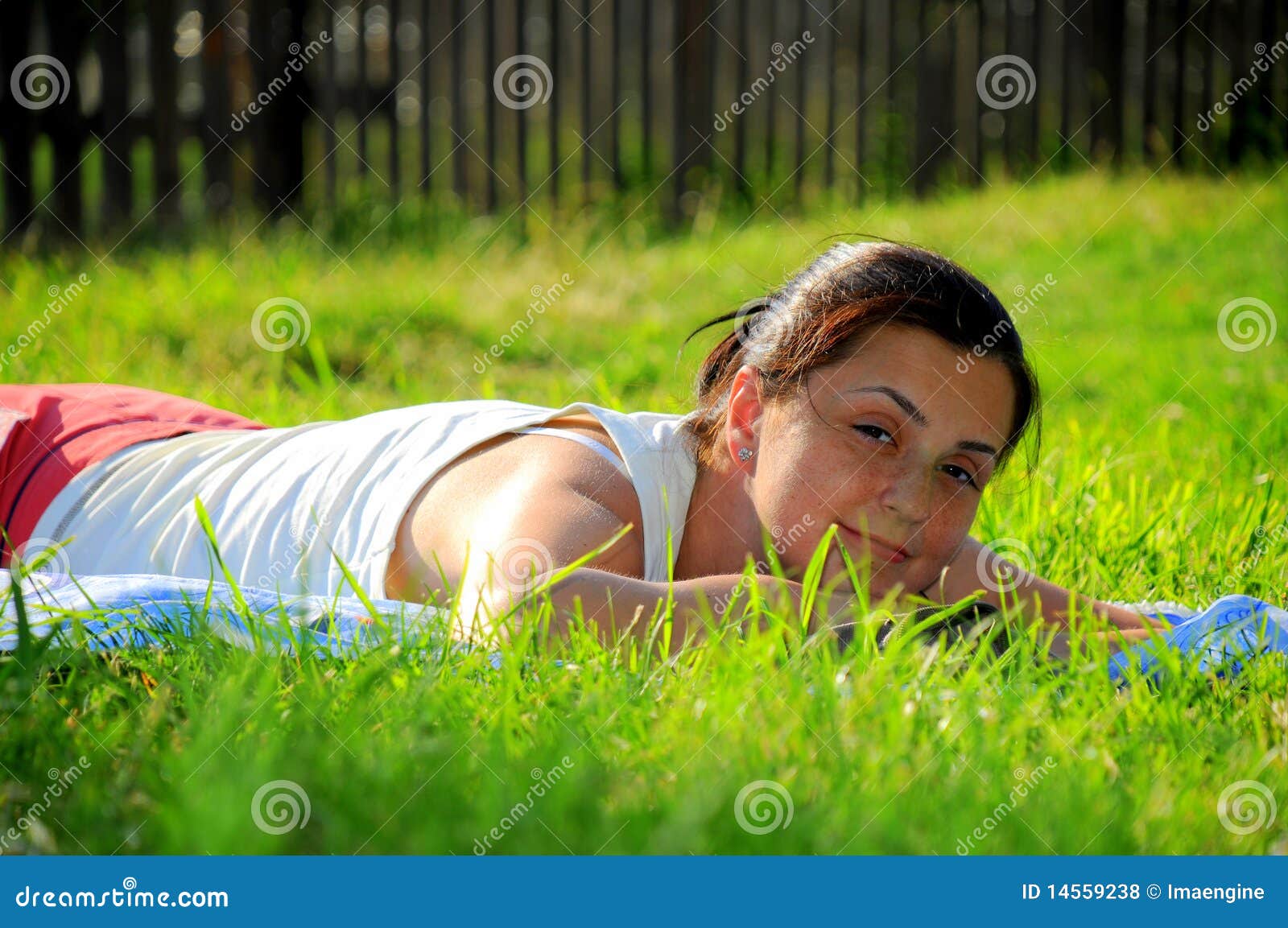 Sunbathing beauty stock photo. Image of adult, summer - 14559238