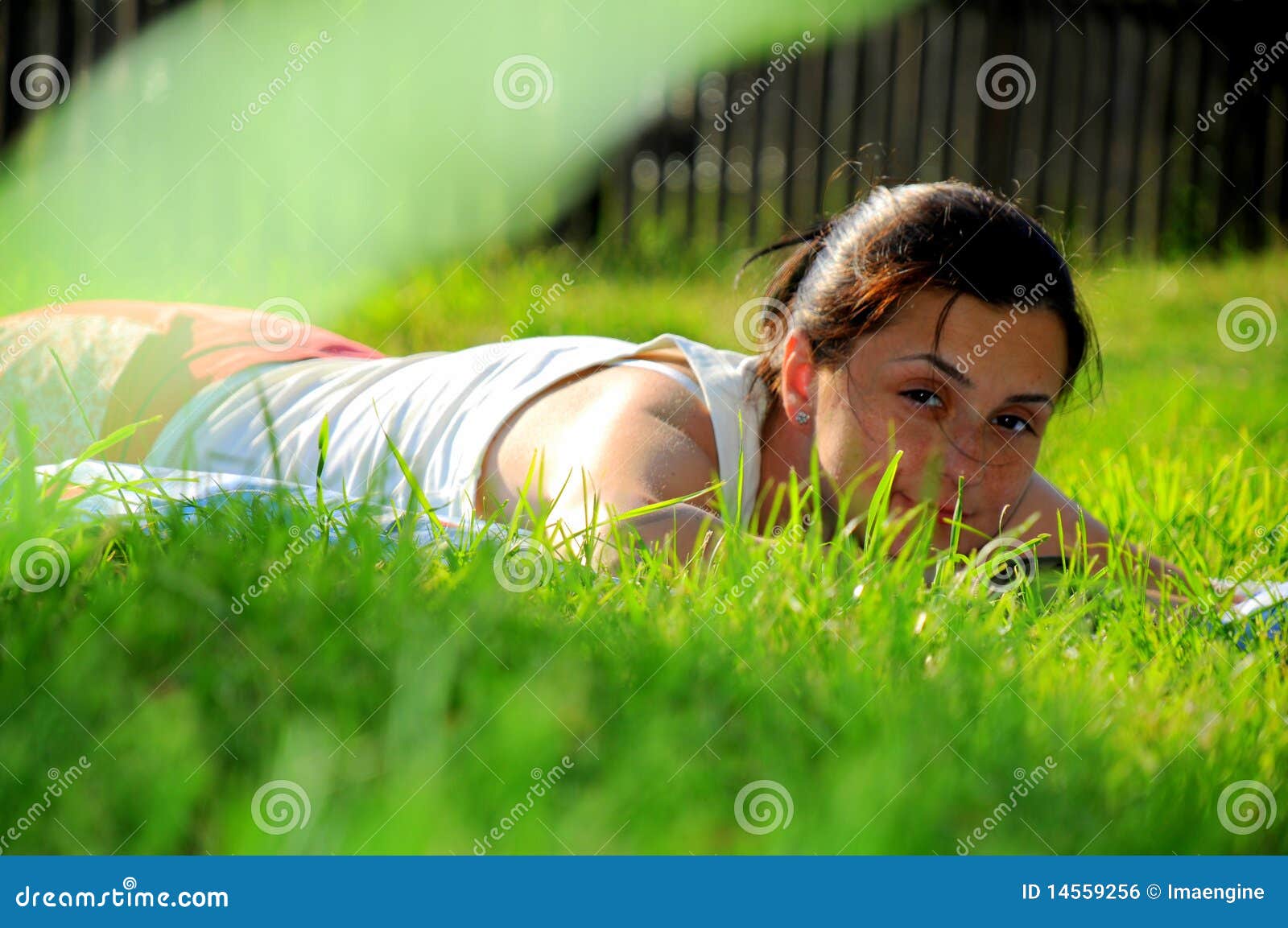 Sunbathing beauty stock photo. Image of gorgeous, flowers - 14559256