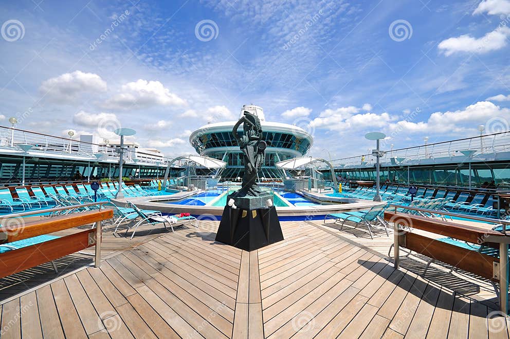 Sunbathing Deck of Legend of the Seas 2 Editorial Stock Photo - Image ...