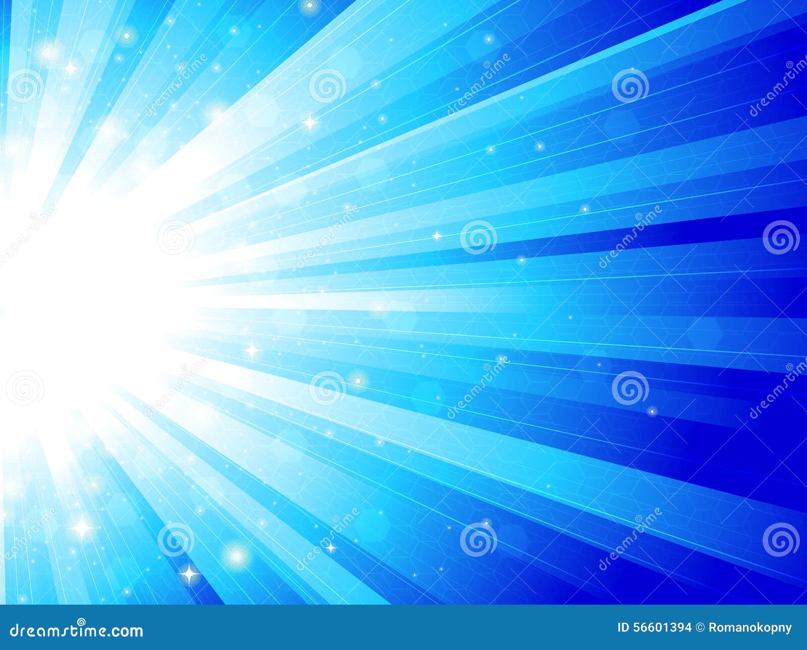 Sunbeam background. stock vector. Illustration of space - 56601394