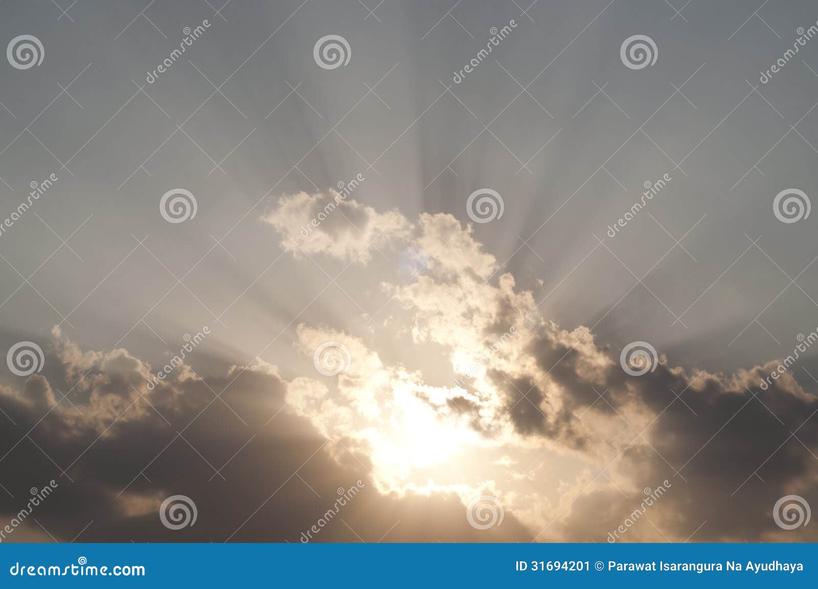 Sunbeam. stock image. Image of forecast, rays, backdrop - 31694201