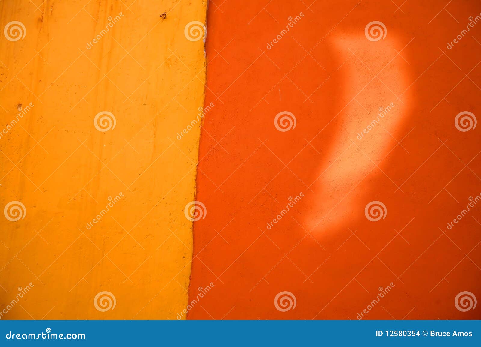 Sunbeam on a colored wall stock photo. Image of yellow - 12580354