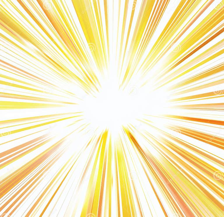 Sunbeam Effect with a Flare Background and Light Explosion. Stock Image ...
