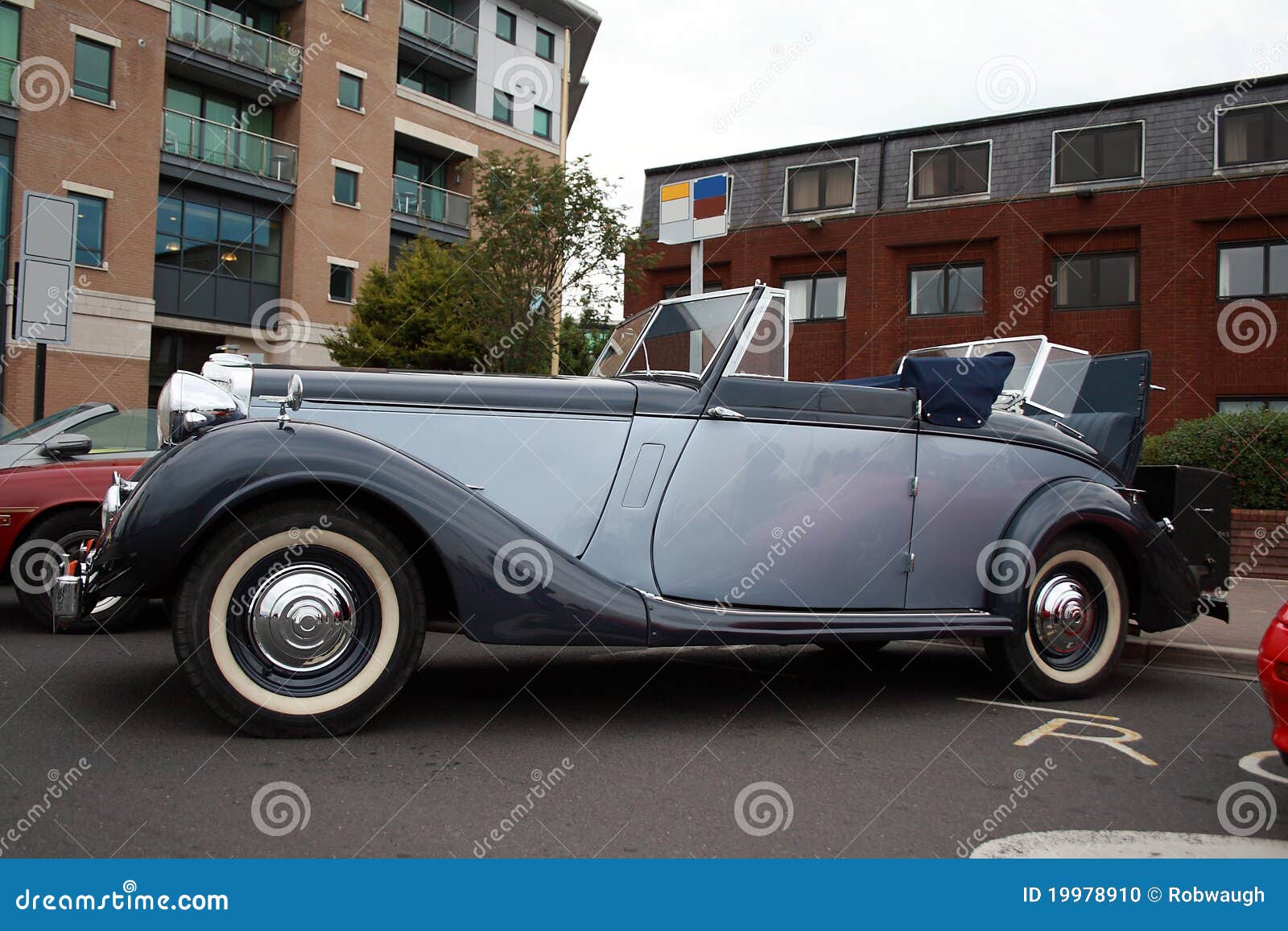 Sunbeam Talbot Convertible Soft Top Stock Photo - Image: 19978910