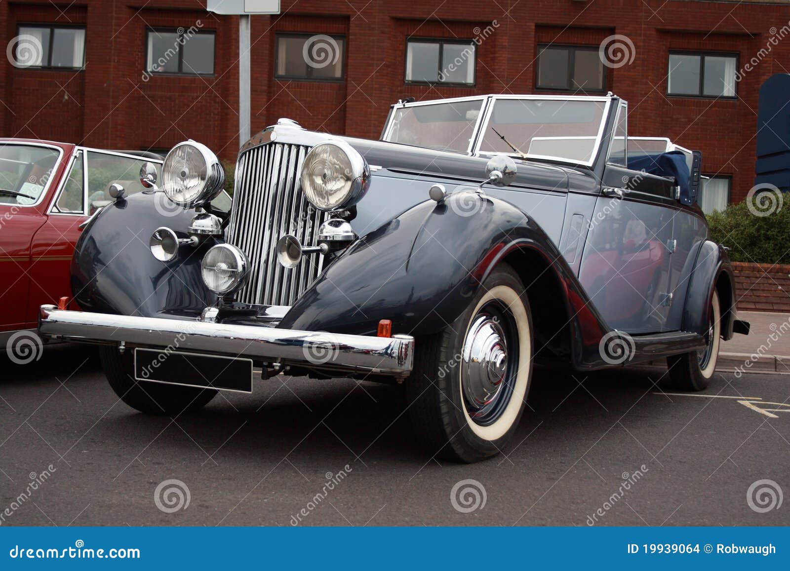 Sunbeam Talbot Soft Top Convertible. Stock Photo - Image of motorcar ...