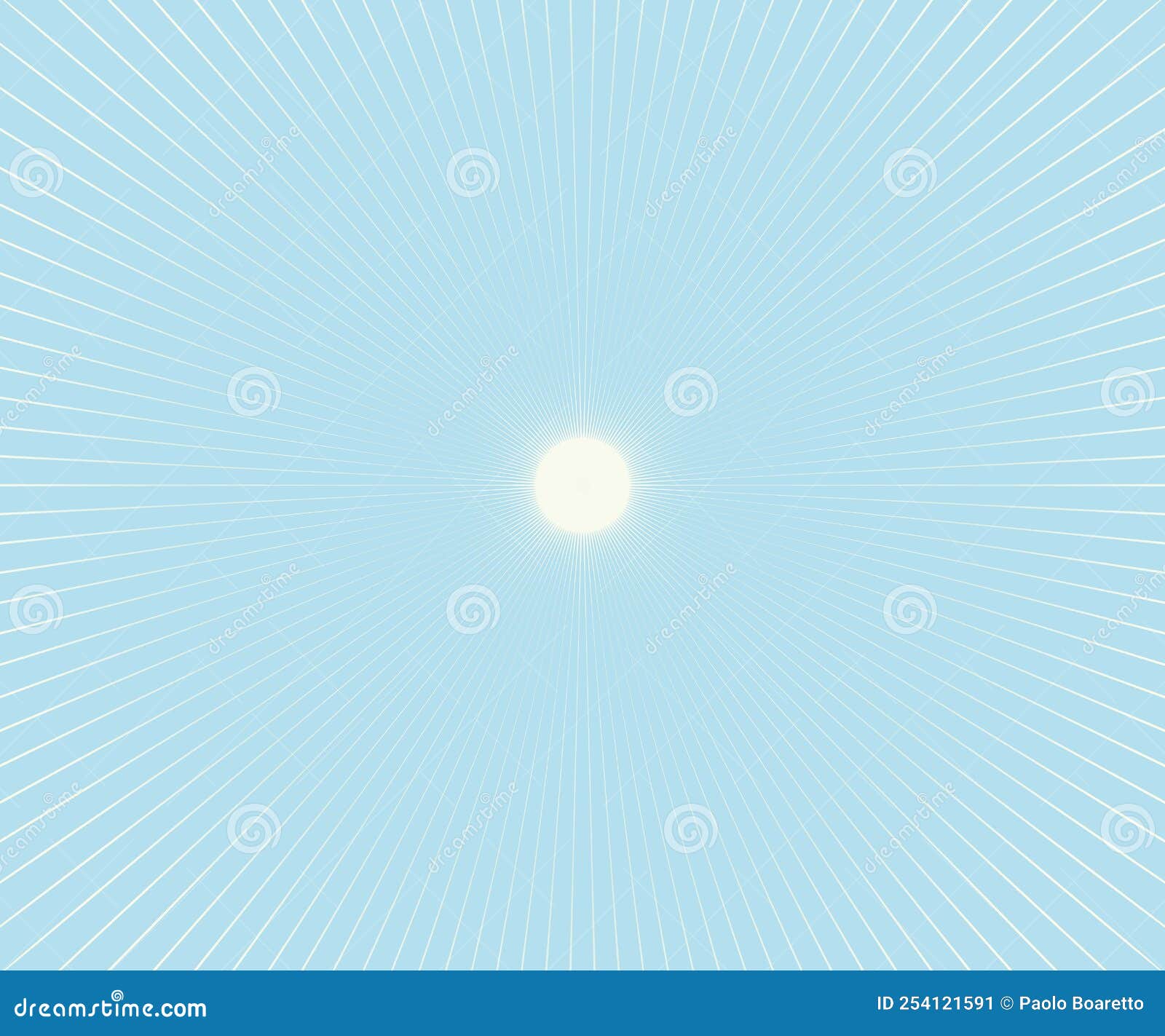 Sunbeams: Gold Rays Background, Vector Illustration Stock Illustration ...