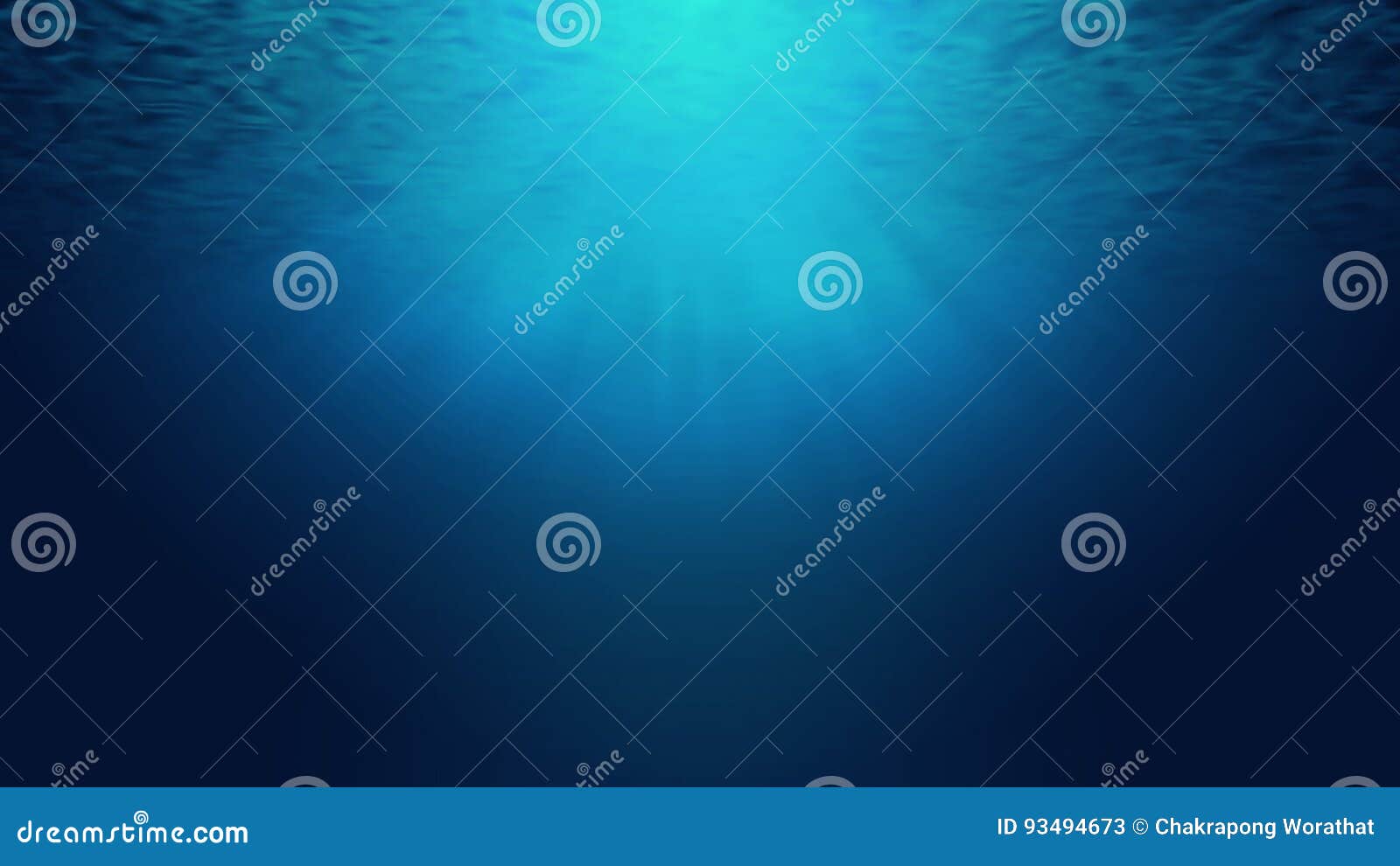 Sunbeams Underwater Photo Texture Underwater Landscape With Sun Rays ...
