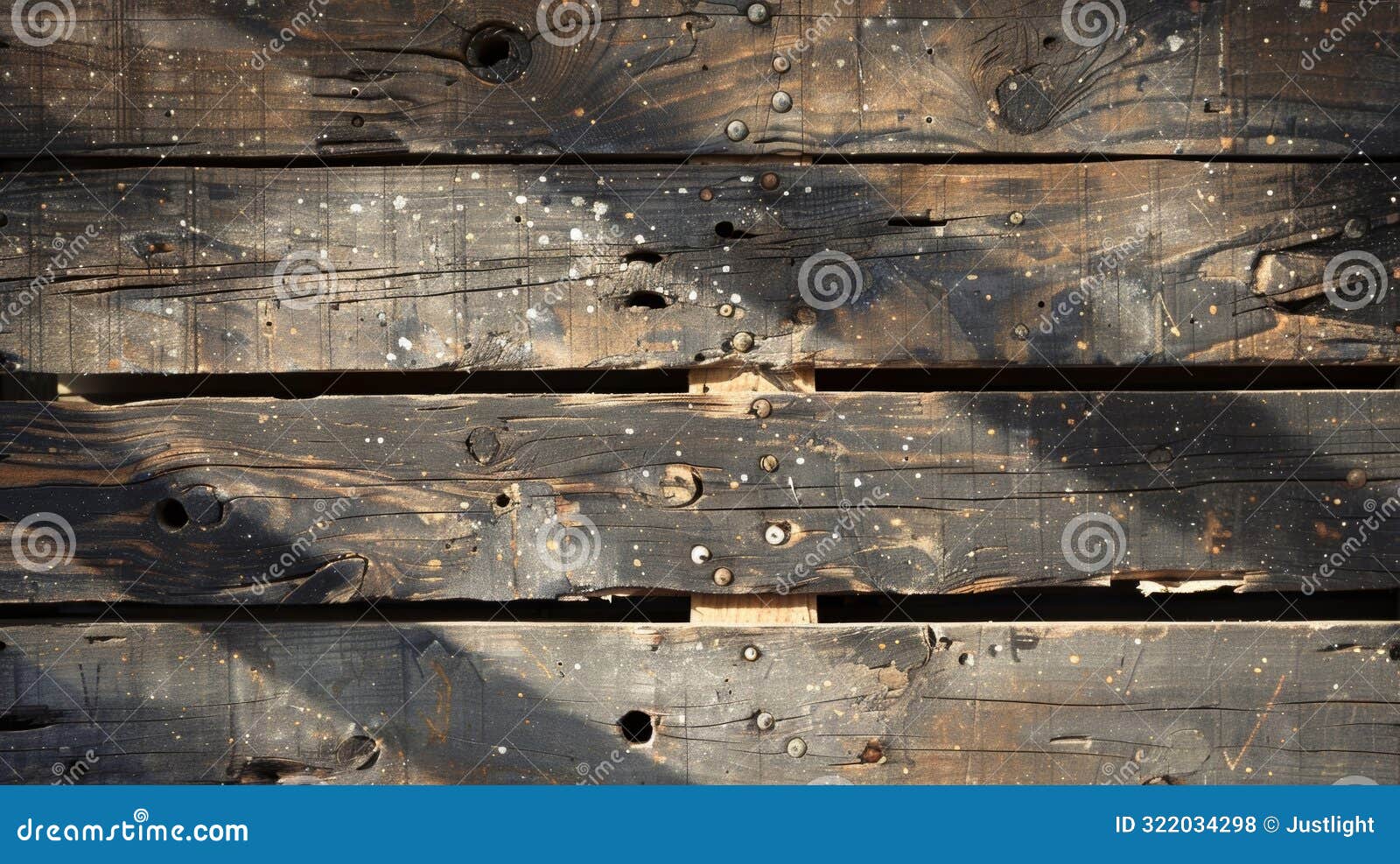 The Sunbleached Surface of the Pallets Exposes a Raw and Rugged Texture ...