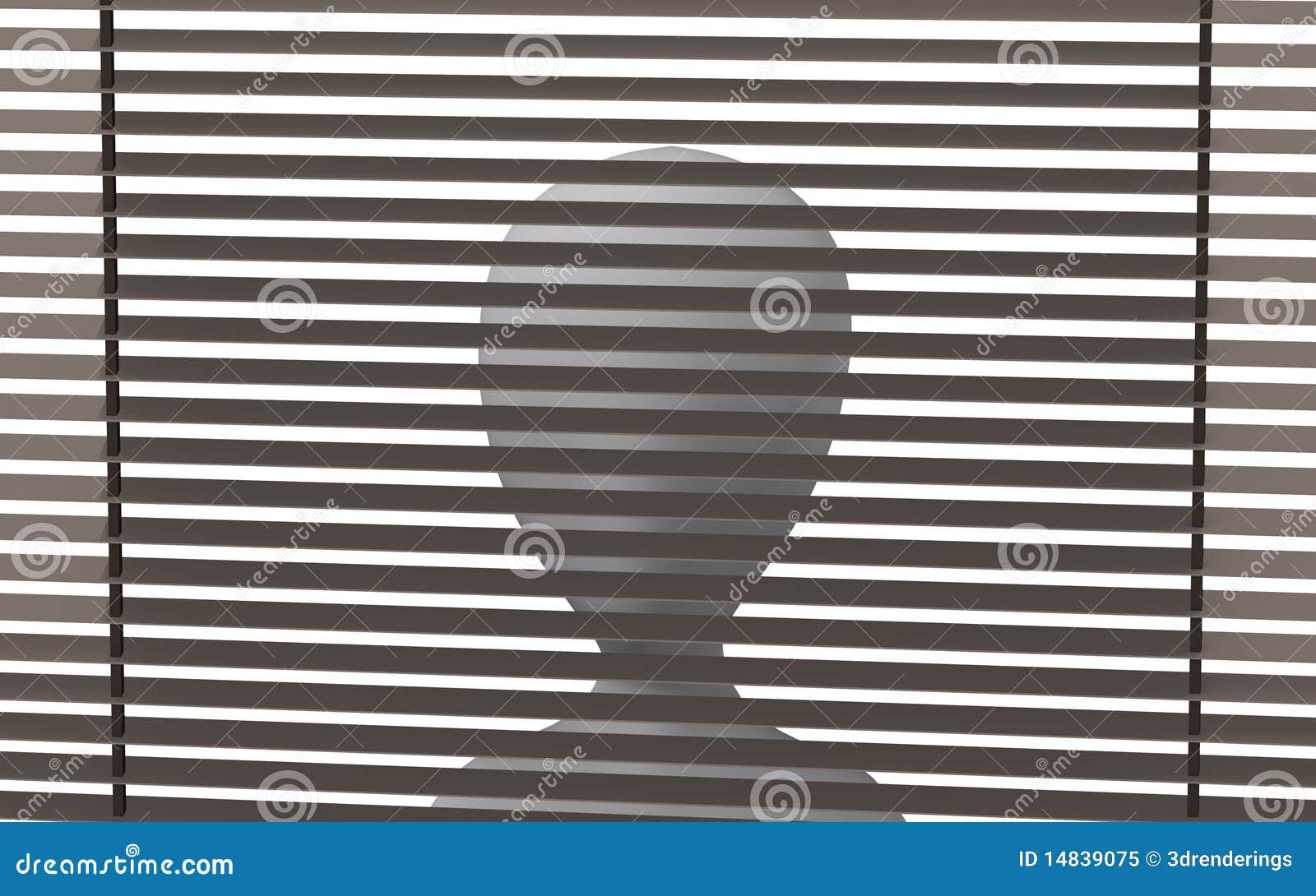 Sunblind stock illustration. Illustration of roller, stockie - 14839075