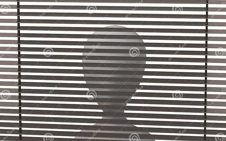 Sunblind stock illustration. Illustration of roller, stockie - 14839075