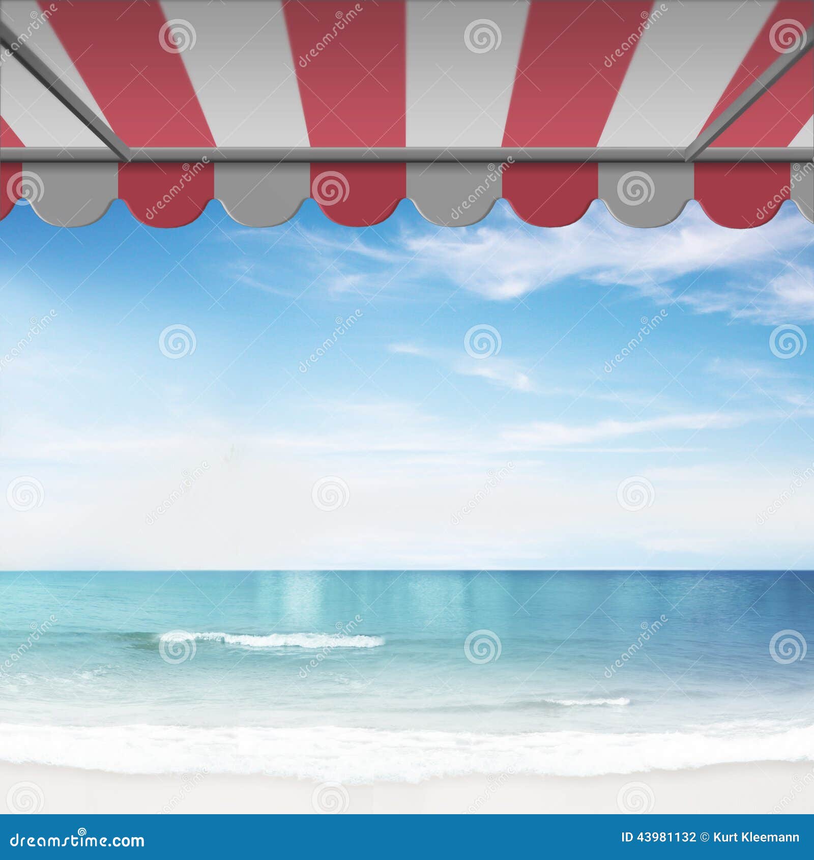 Sunblind stock illustration. Illustration of leisure - 43981132