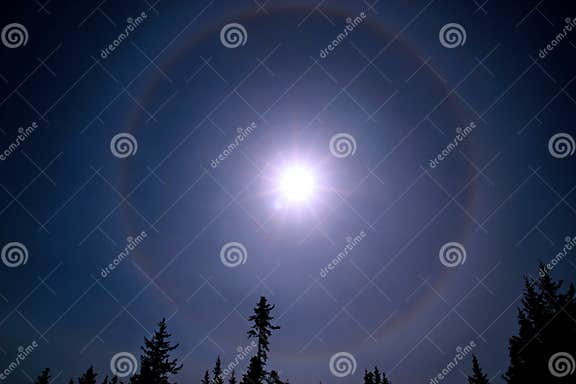 Sunbow with blue sky stock photo. Image of rainbow, phenomenon - 24304334
