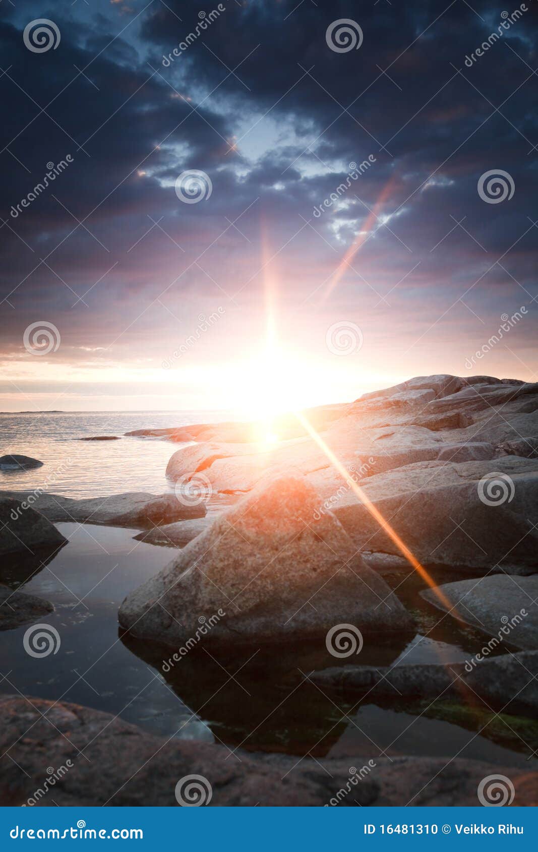 Sunburst stock photo. Image of blue, nature, silhouette - 16481310