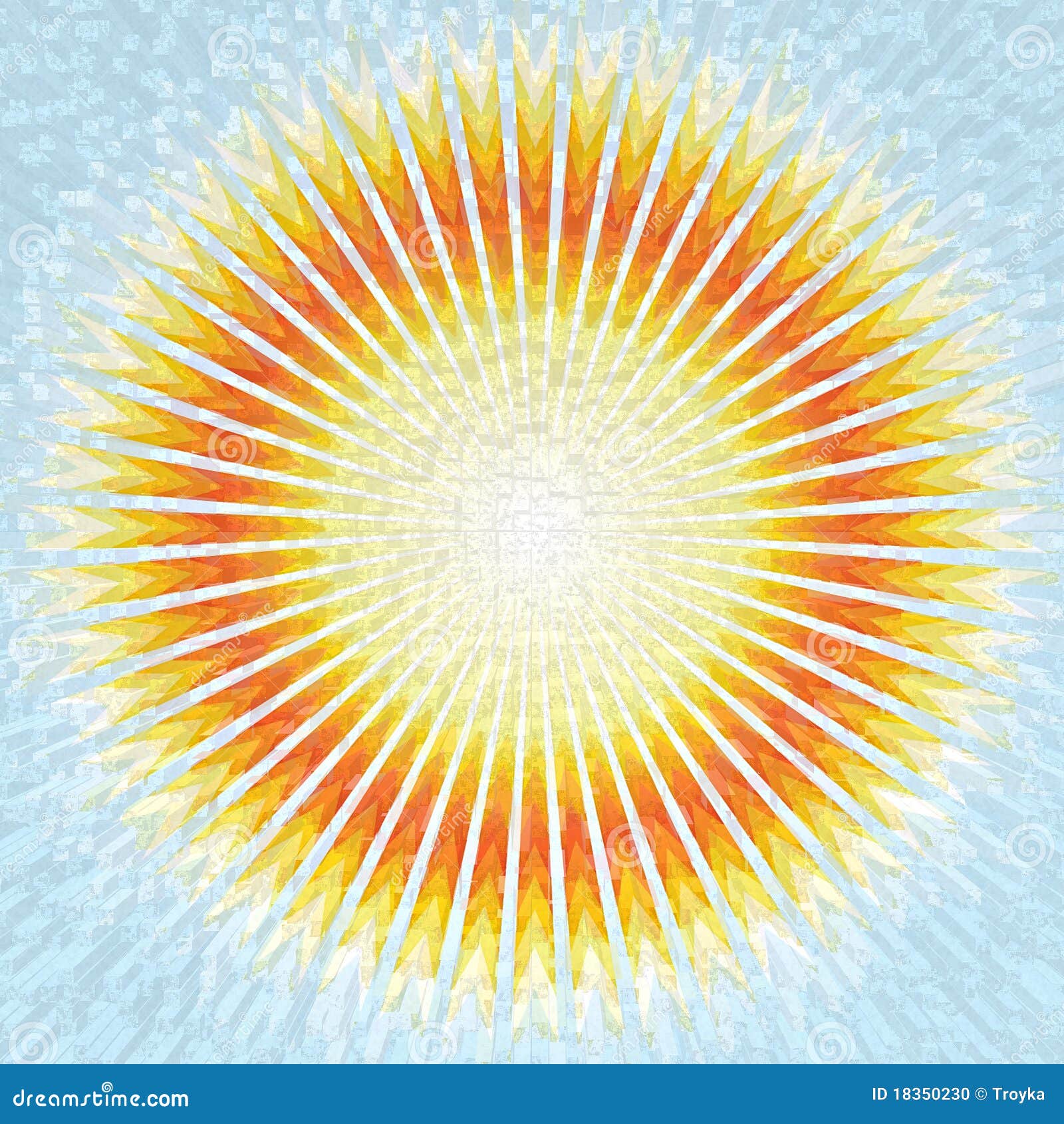 Sunburst. stock illustration. Illustration of graphic - 18350230