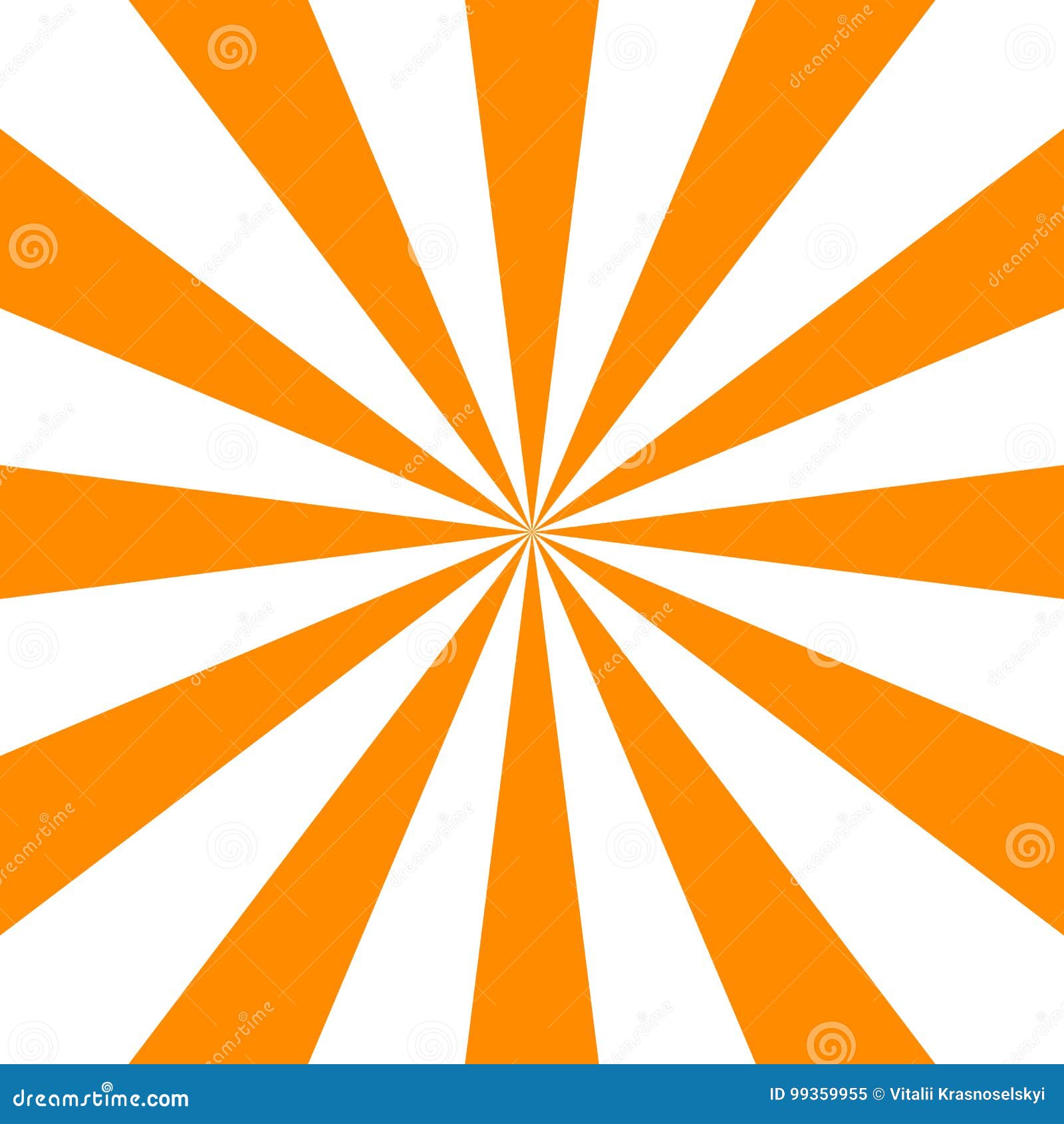 Sunburst Background, Vector Illustration in Flat Style Stock Vector ...