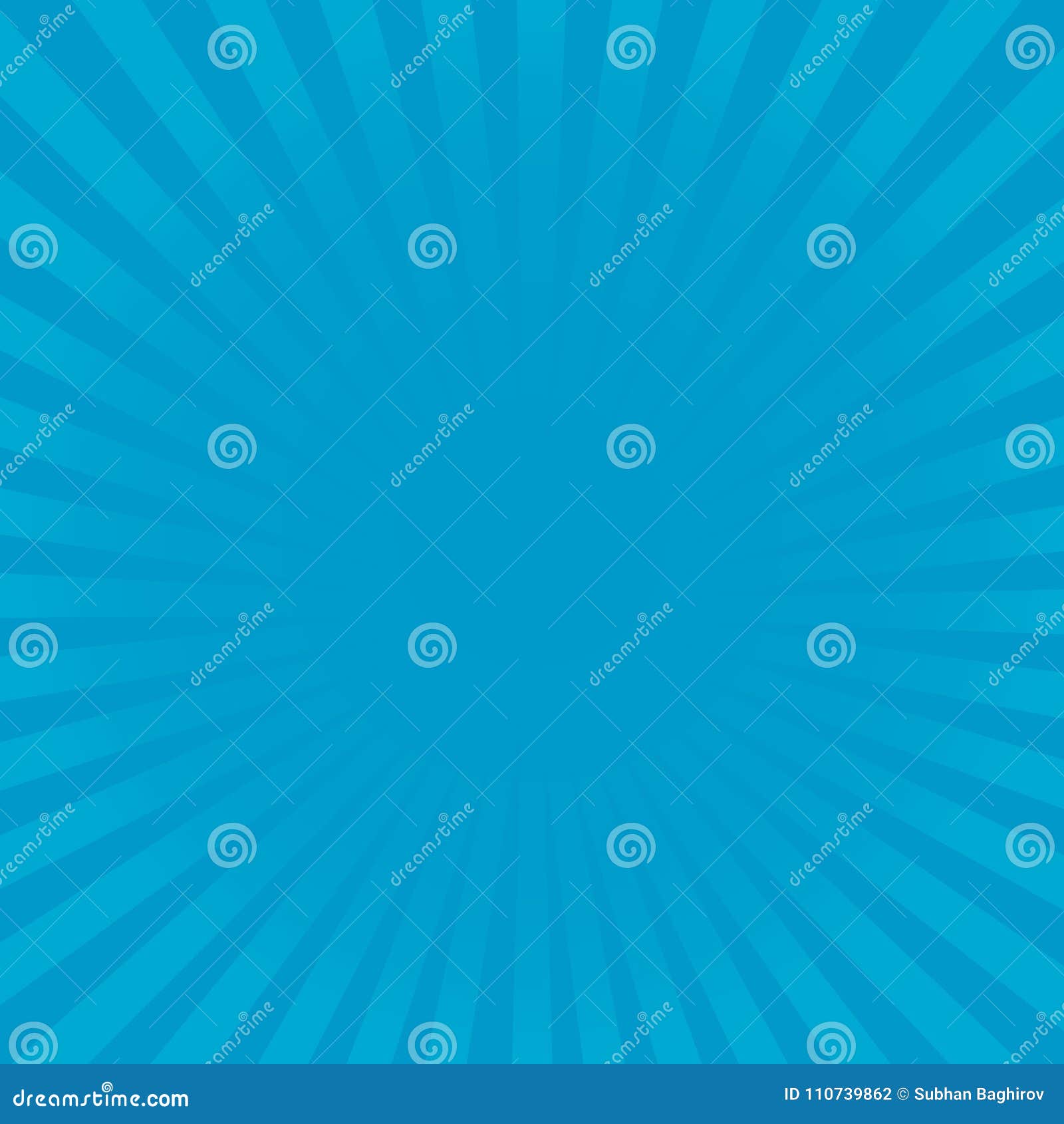 Sunburst Blue Rays Pattern. Radial Sunburst Ray Background Vector ...