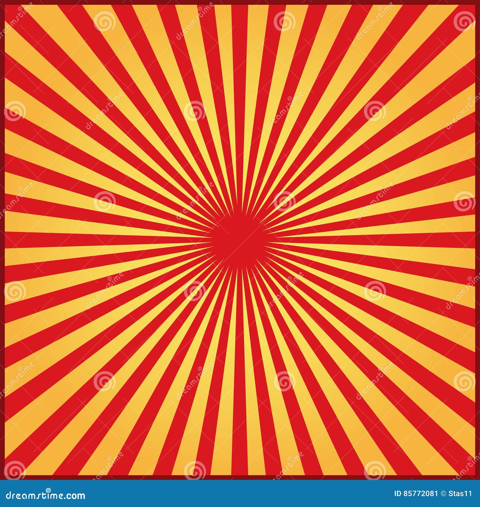 Sunburst Bright Red and Orange. Rays, Sunburst Stock Illustration ...