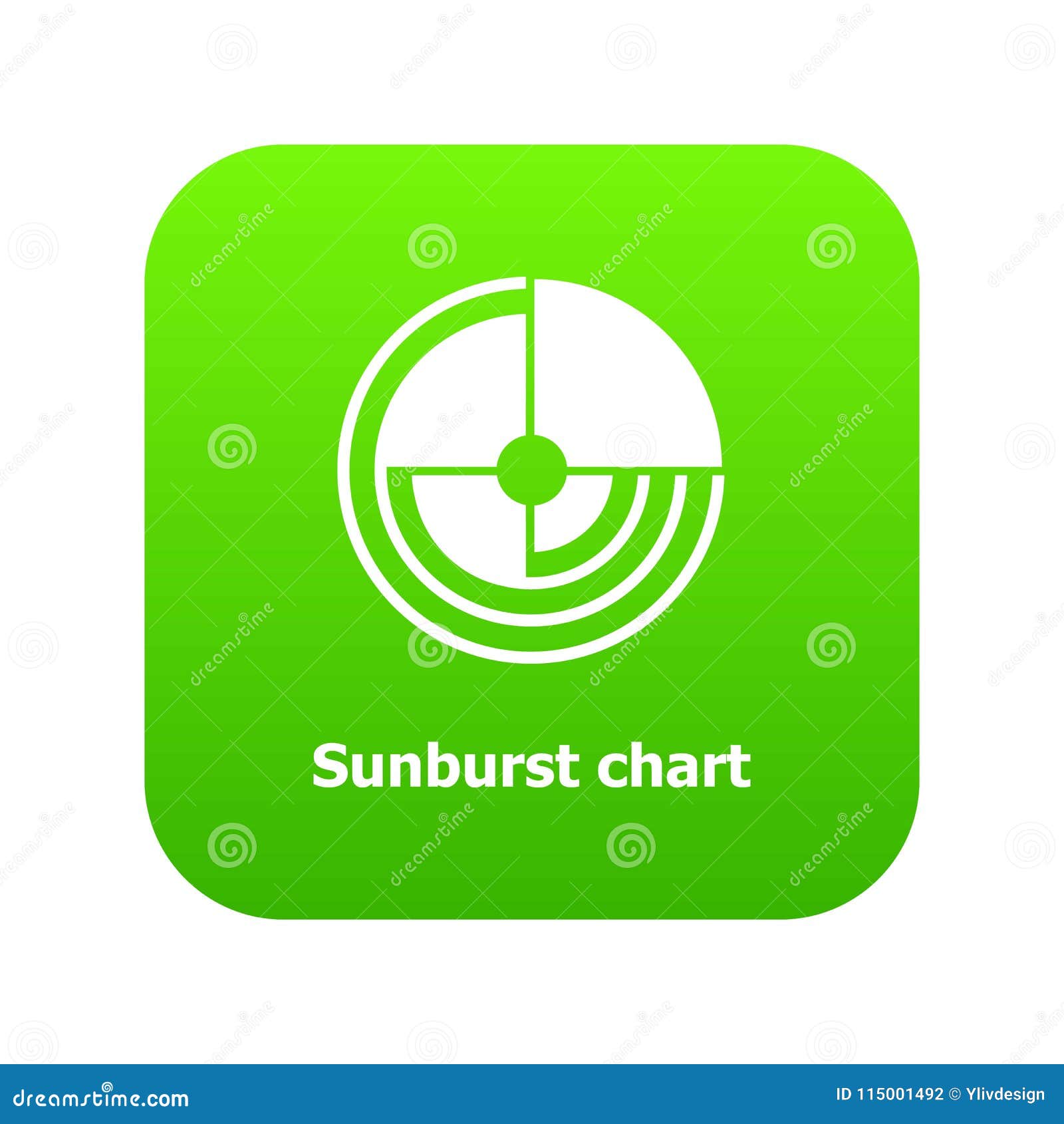 Sunburst Chart Color Infographics Step By Step In A Series Of Circle ...