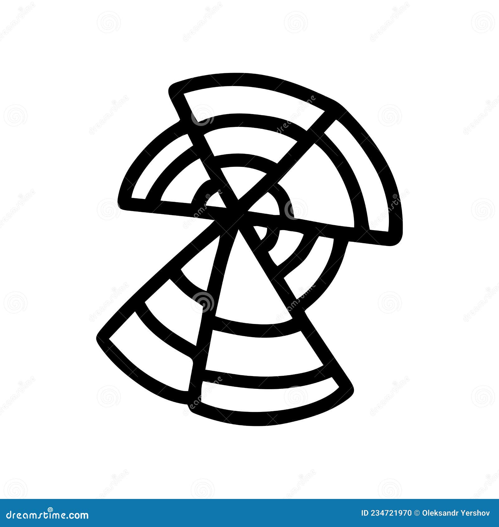 Sunburst Chart Color Infographics Step By Step In A Series Of Circle ...