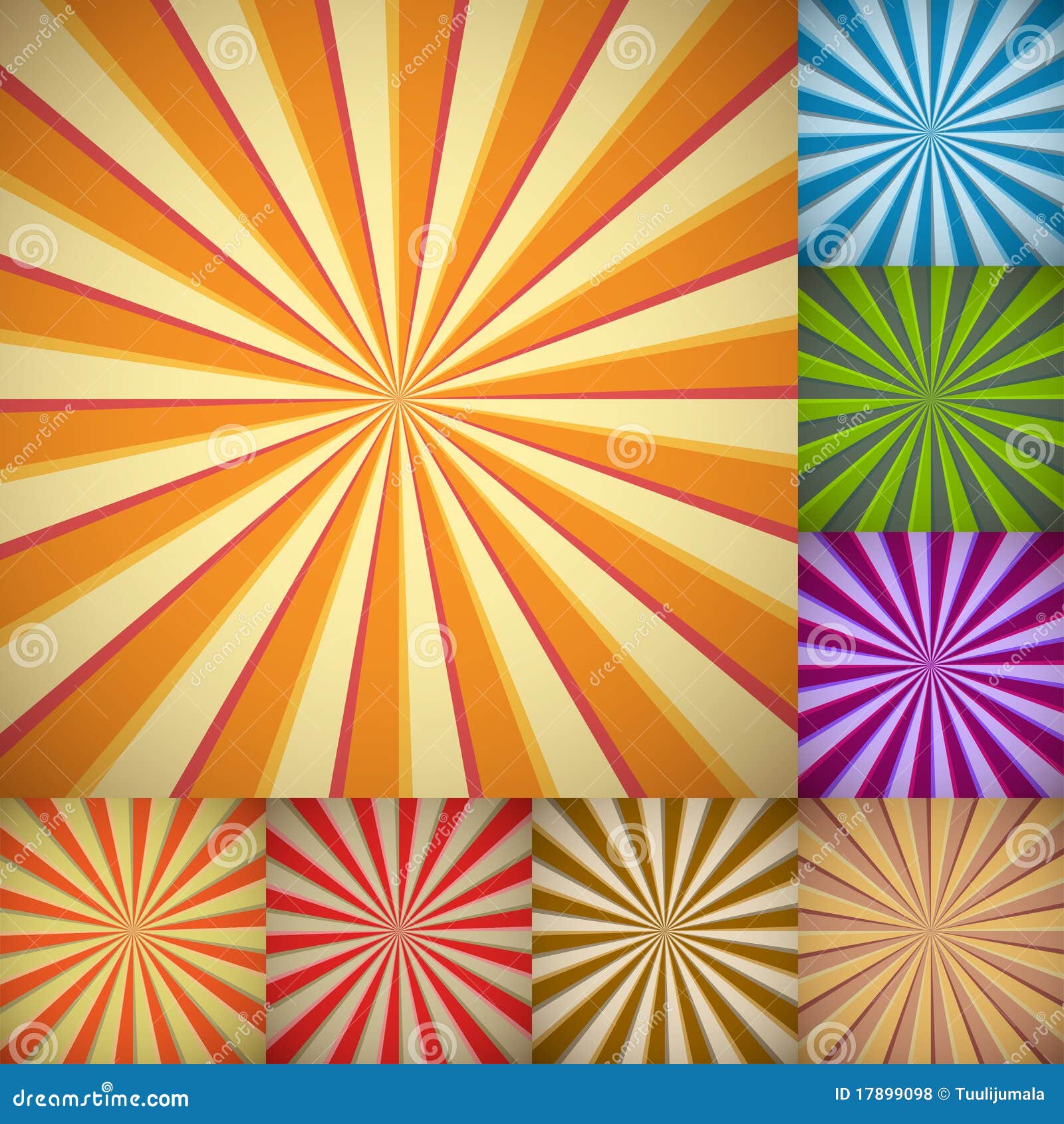 Sunburst Colorful Backgrounds Stock Illustrations – 572 Sunburst ...