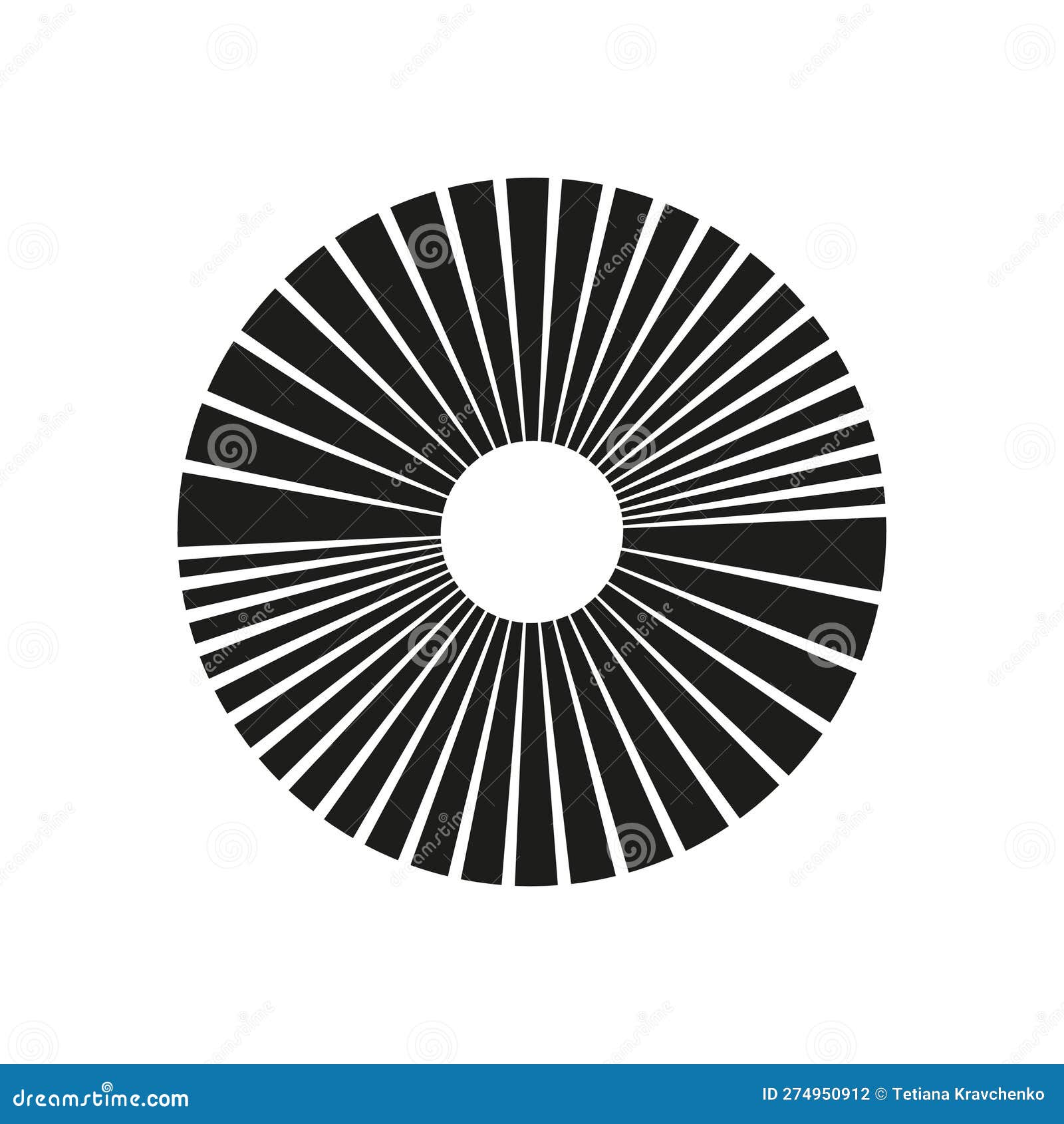 Sunburst Element Radial Stripes or Sunburst Backgrounds. Vector ...