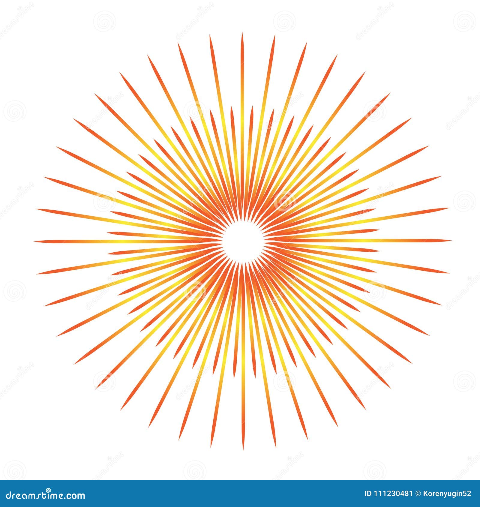 Sunburst Emblem Isolated Icon Vector Illustration Design Stock Vector ...