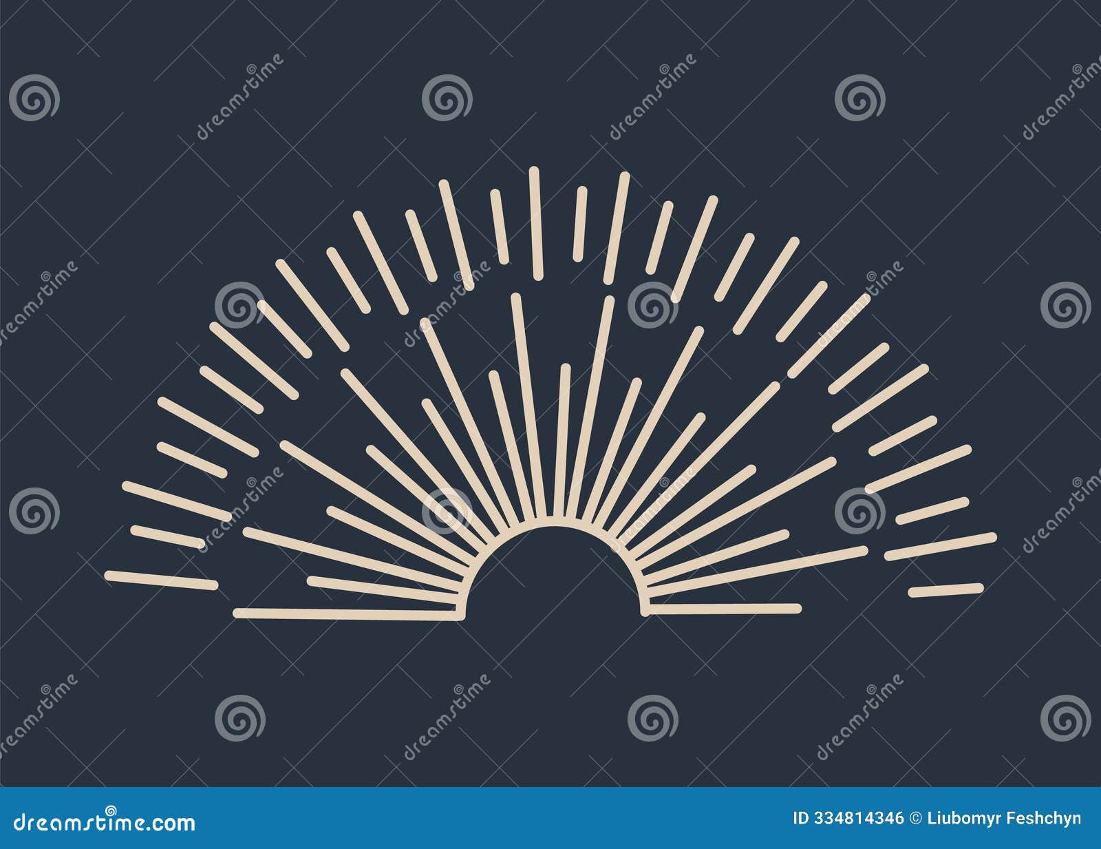 Sunburst Firework Explosion, Bursting Or Light Rays, Linear Drawing ...