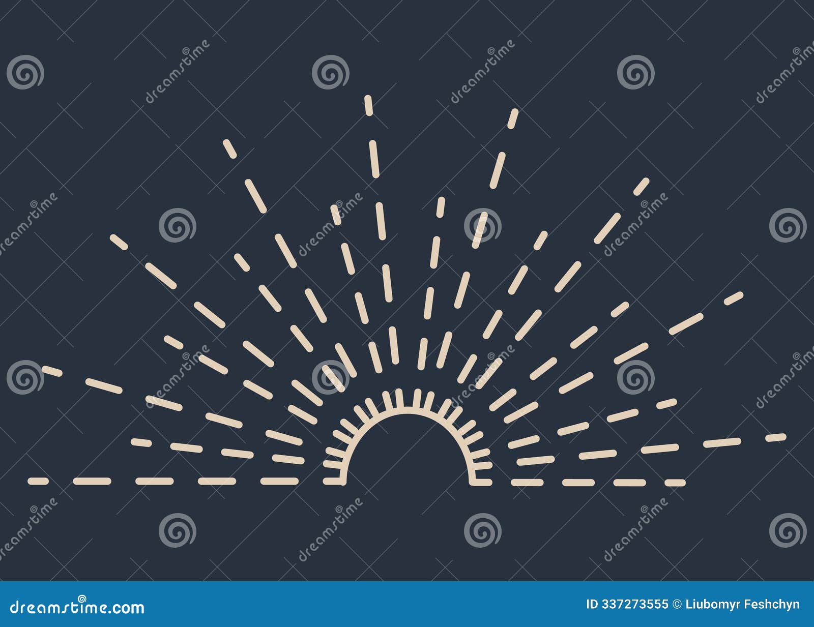 Sunburst Firework Explosion, Bursting Or Light Rays, Linear Drawing ...
