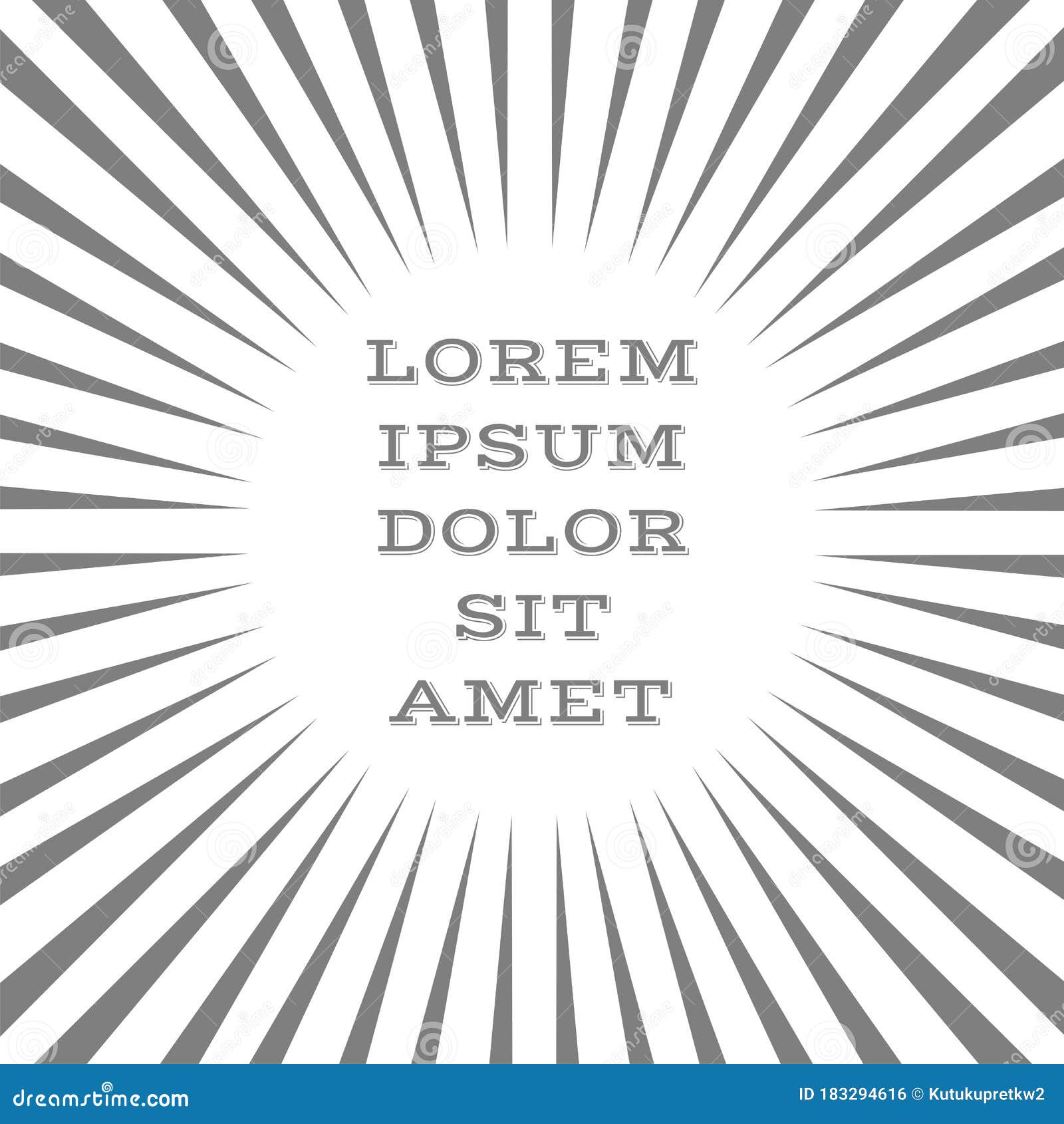 Sunburst Frame Border Template Illustration Design. Vector EPS 10 Stock ...