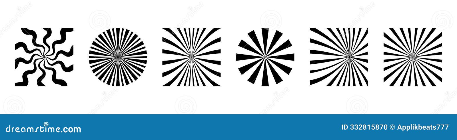 Radial Element With Random Dots, Circles, Rings As Particles. Diffusion ...