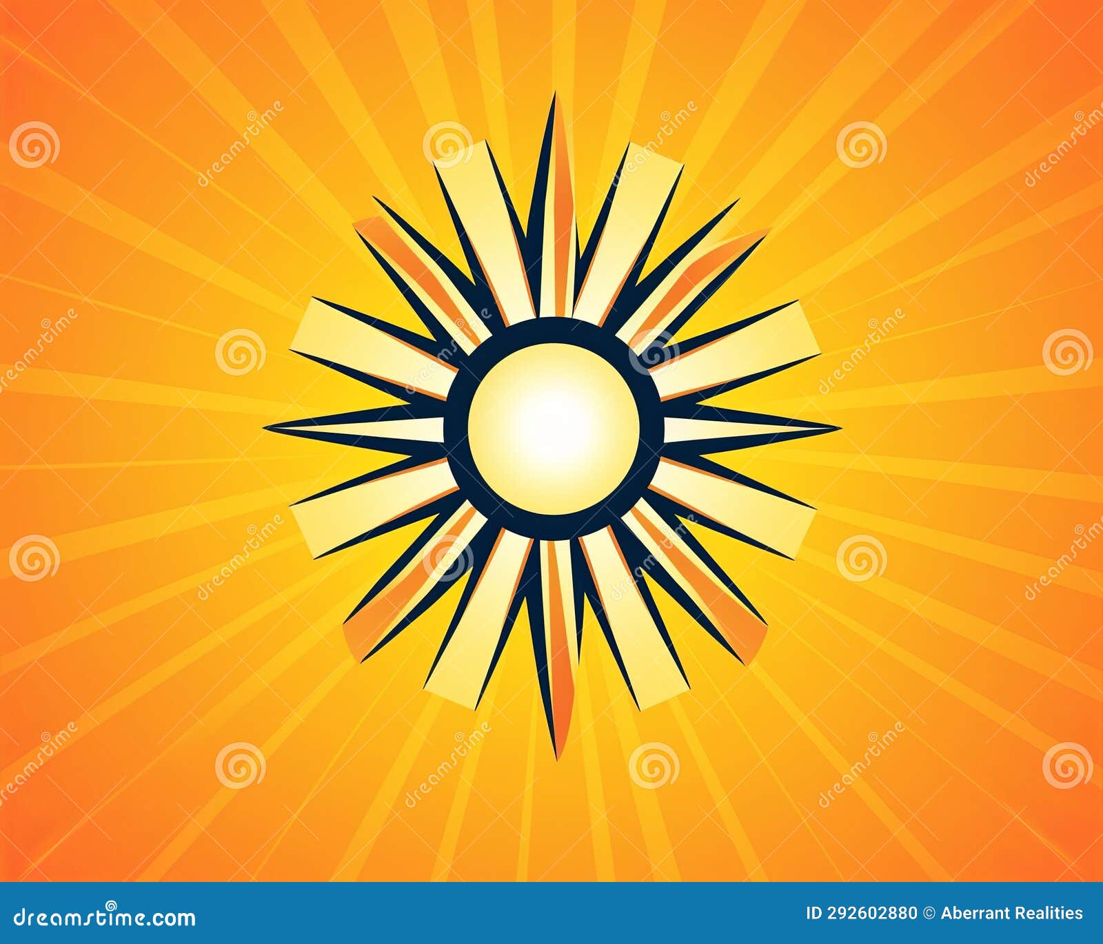 Sunburst Set. Sunburst Icon Collection Vector.Retro Sunburst Design.Big ...