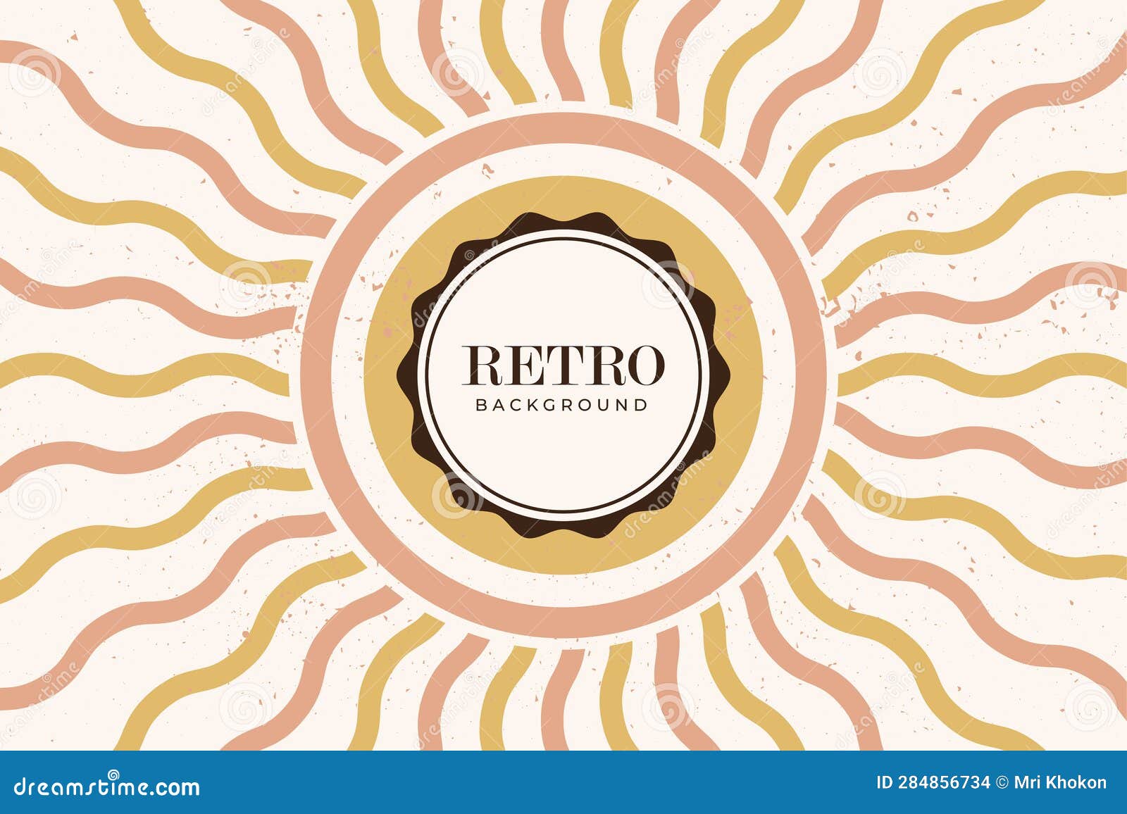 Sunburst Premium Quality Poster Design with Grunge Texture Stock Vector ...