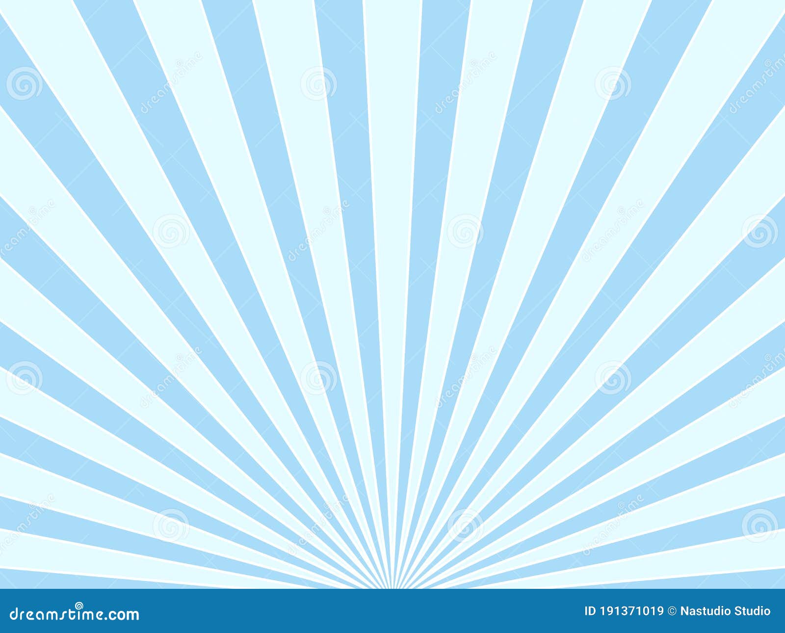 Sunburst Rays Light Blue and White Background. Sunbeam Star Burst Stock ...