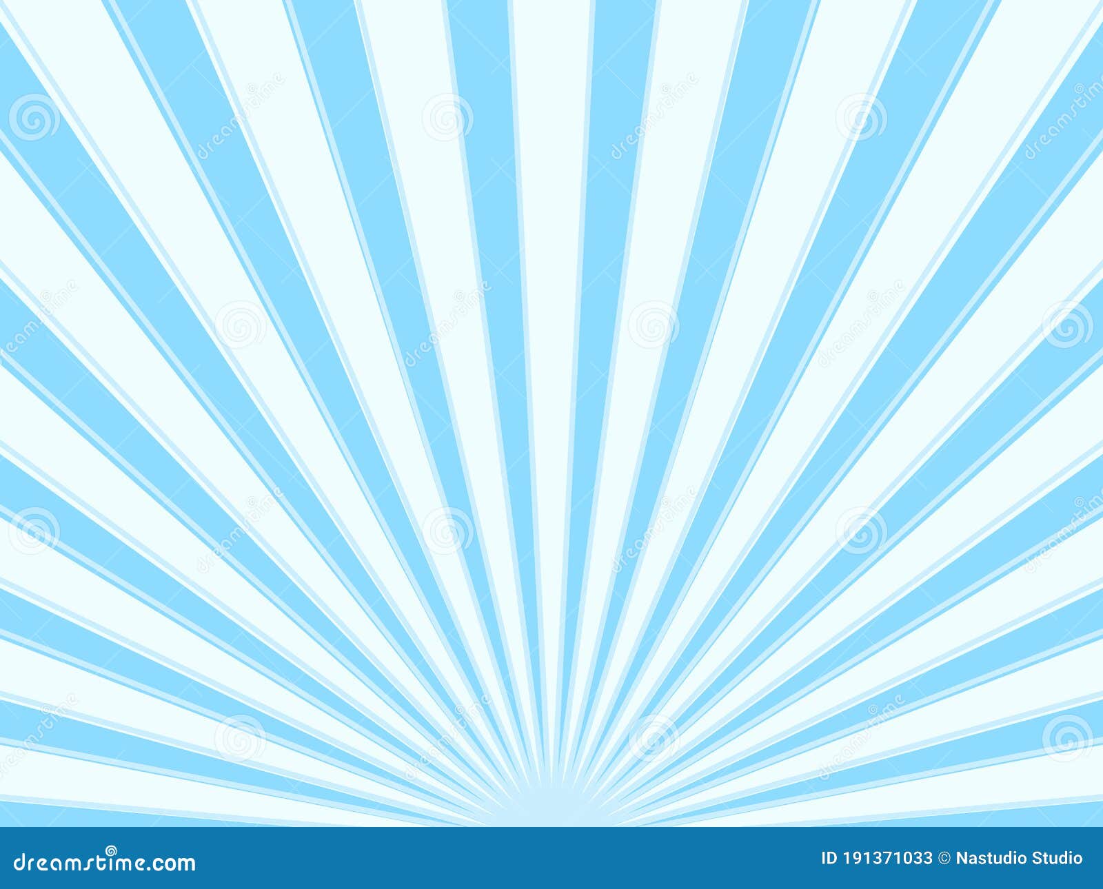 Sunburst Rays Light Blue and White Background. Sunbeam Star Burst Stock ...