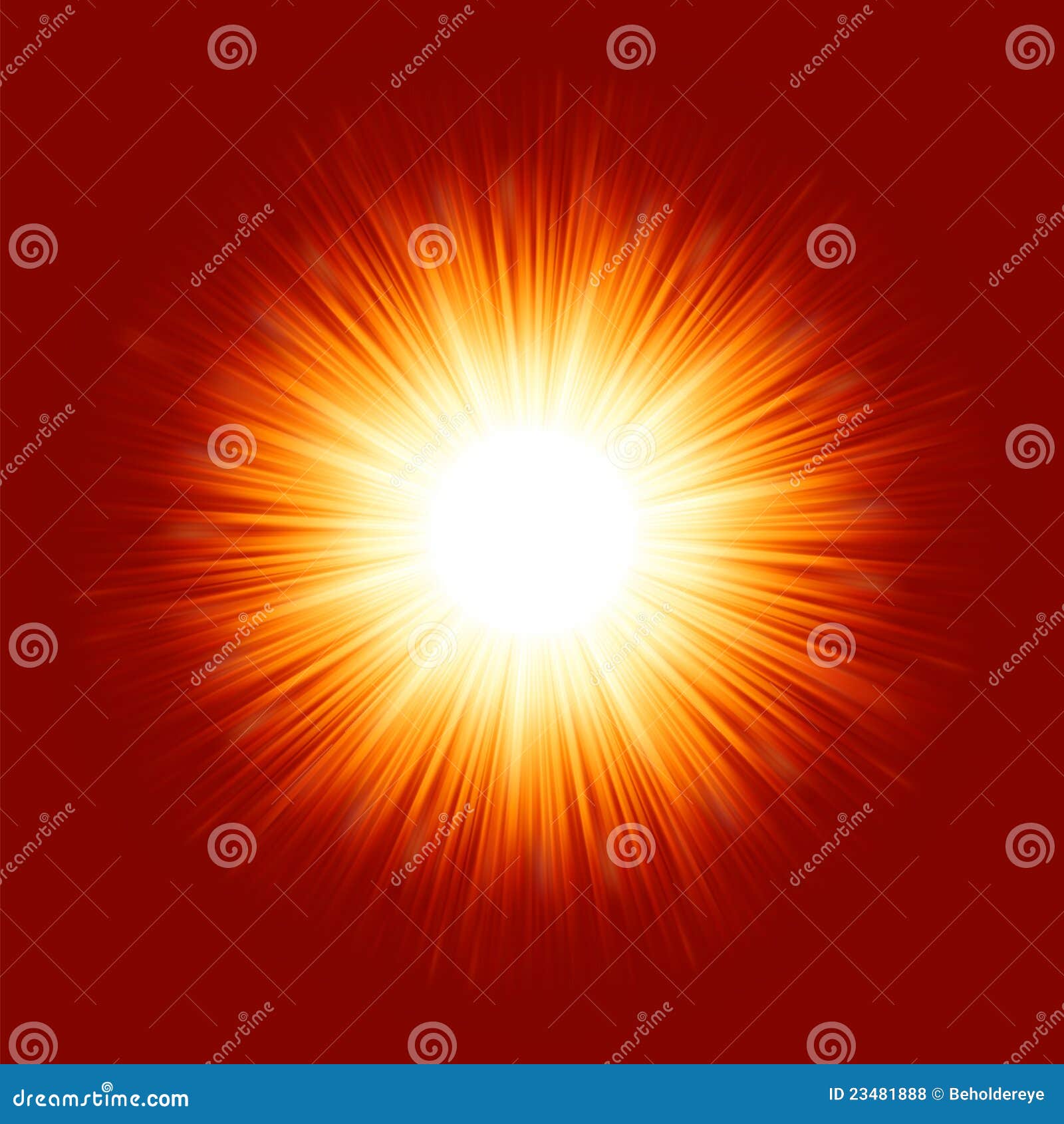 Sunburst Rays of Sunlight. EPS 8 Stock Vector - Illustration of space ...