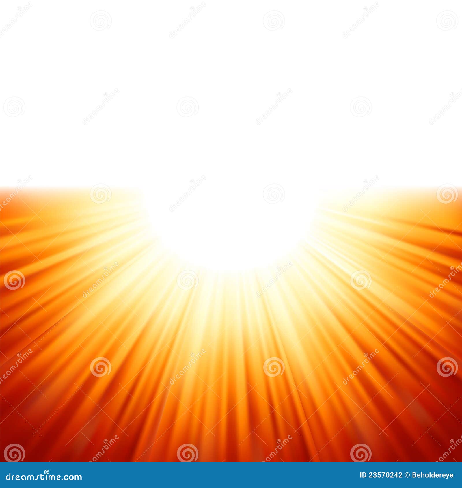 Sunburst Rays of Sunlight Tenplate. Stock Vector - Illustration of ...
