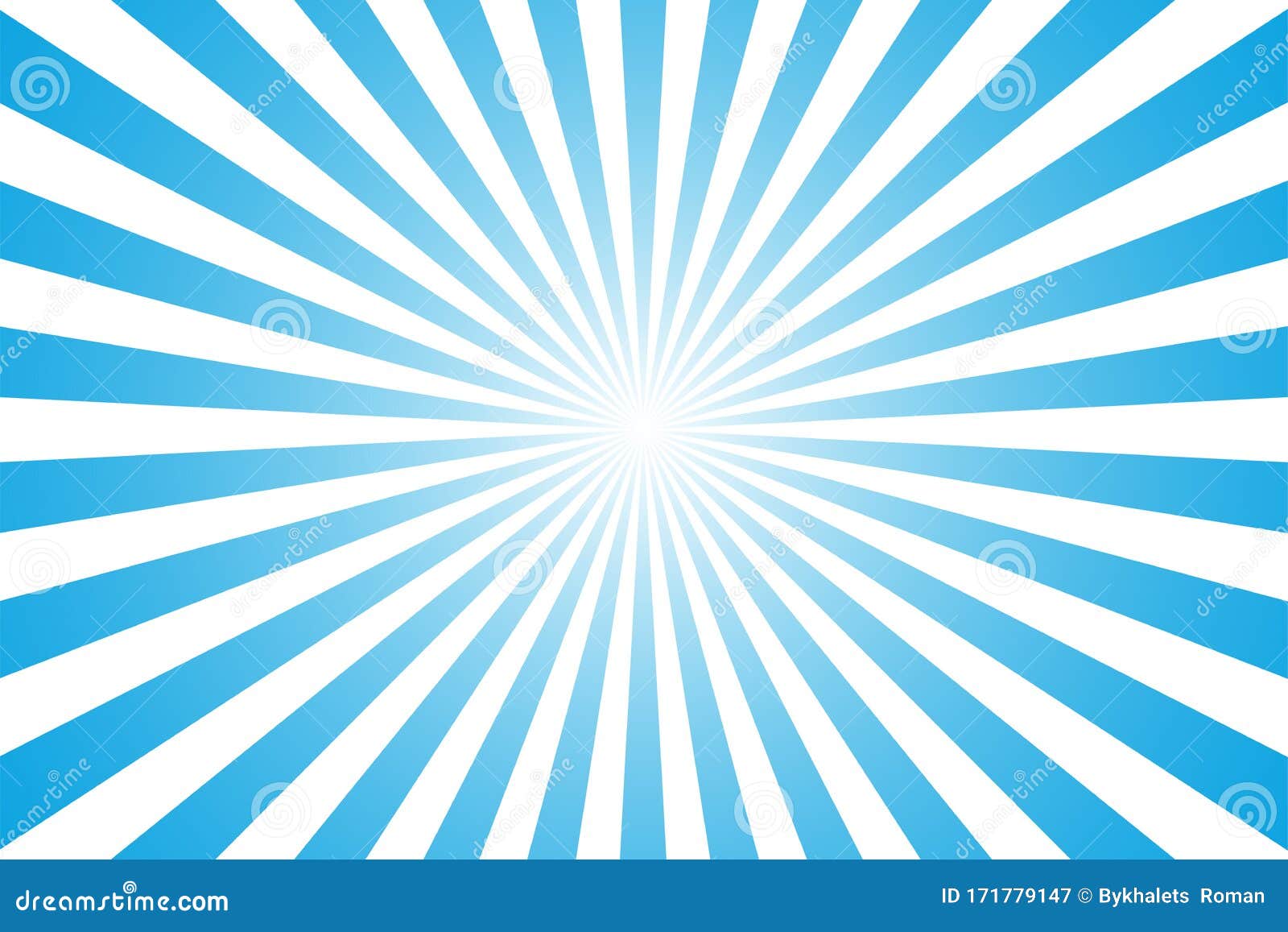 Sunburst Retro Sun Rays Yellow Background Abstract Summer Sunny Stock