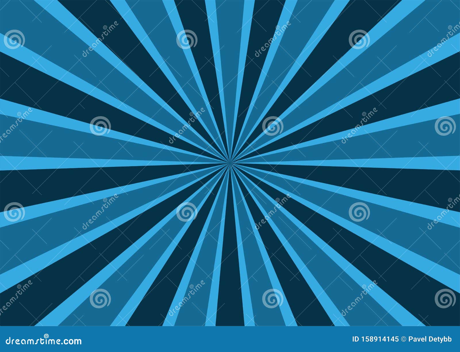 Converging Lines - Colorful Radiations - Bright Rainbow Spectrum Of ...