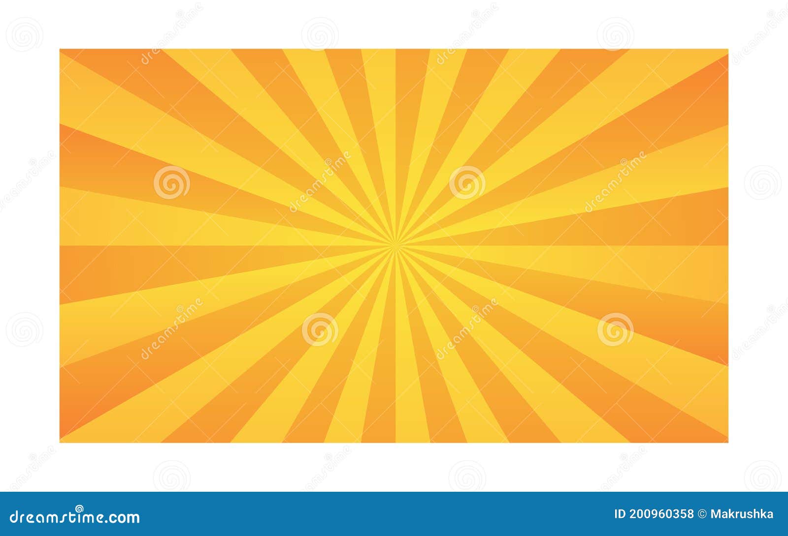 Sunburst Yellow Wallpaper. Striped Sunbeam Rays. Shiny Pattern in ...