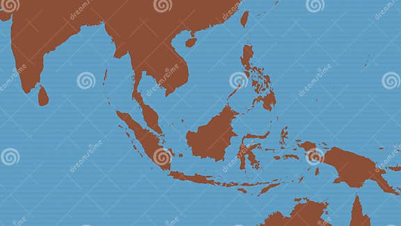 Sunda Tectonic Plate - Raster. Pattern Stock Illustration ...